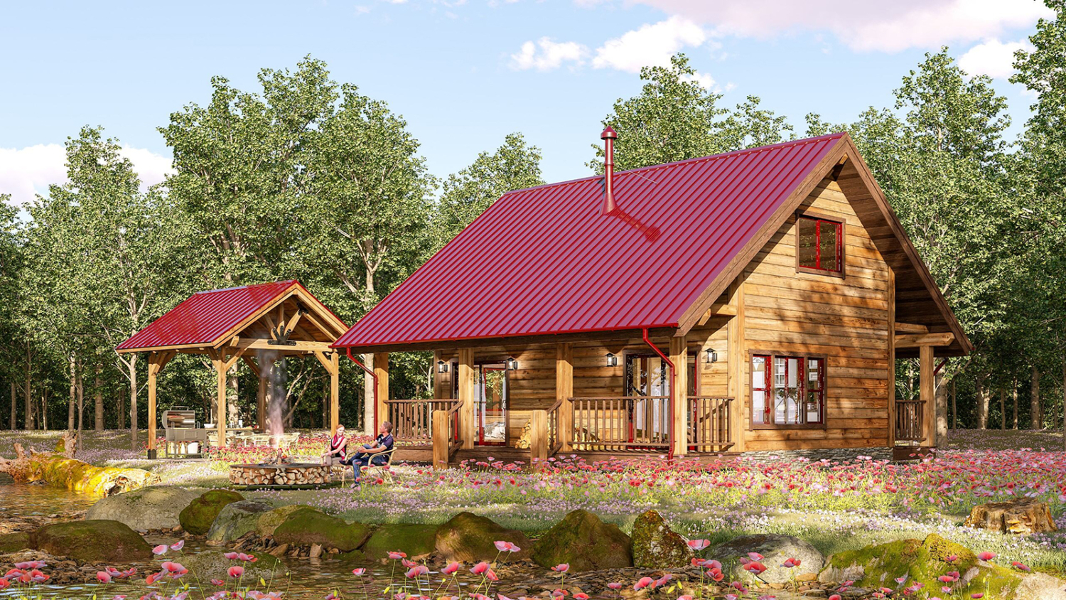 California Log Cabin Kits - Gold Valley Log Homes